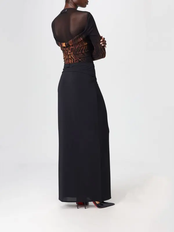 JEAN PAUL GAULTIER Double Layer Wood-print Bodysuit