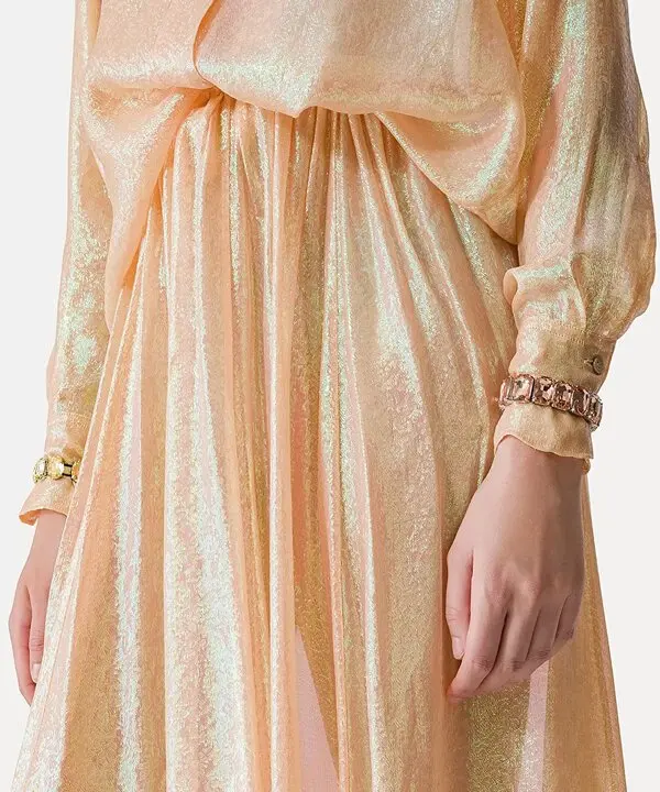 FORTE_FORTE Jacquard Flared Skirt - Nude