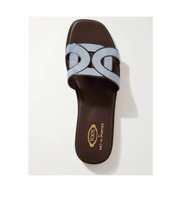 TOD'S Logo Flat Slides