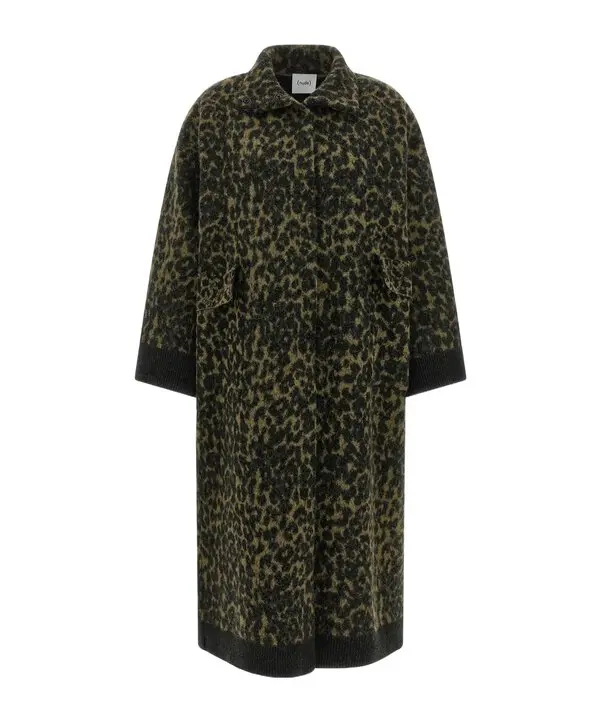 NUDE Animal Print Long Coat