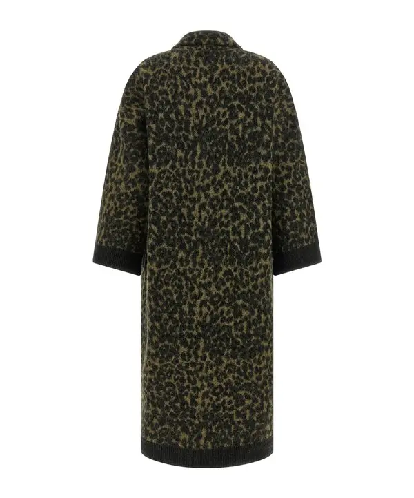 NUDE Animal Print Long Coat