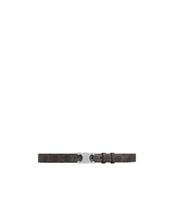 Celine Triomphe Canvas Belt - Black