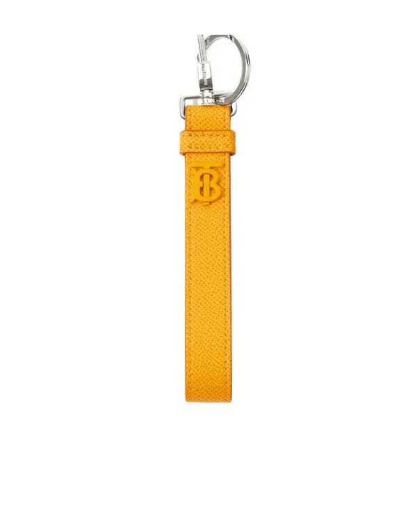 Burberry Monogram Leather Keychain - Yellow