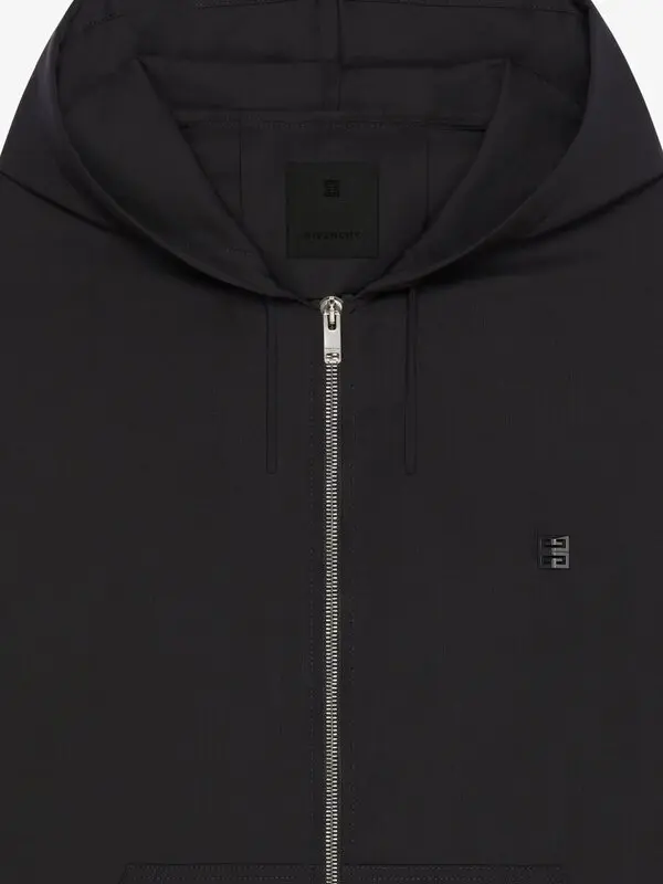 Givenchy 4g Plaque Zip-up Hoodie