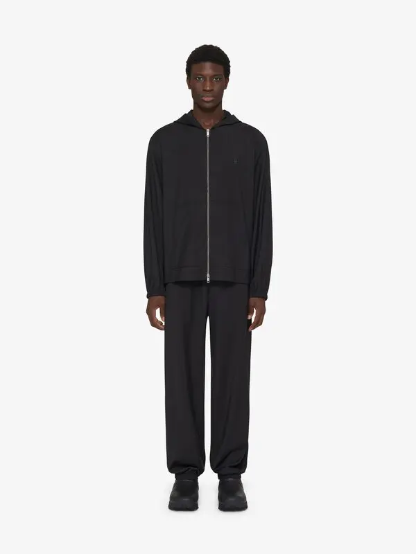 Givenchy 4g Plaque Zip-up Hoodie
