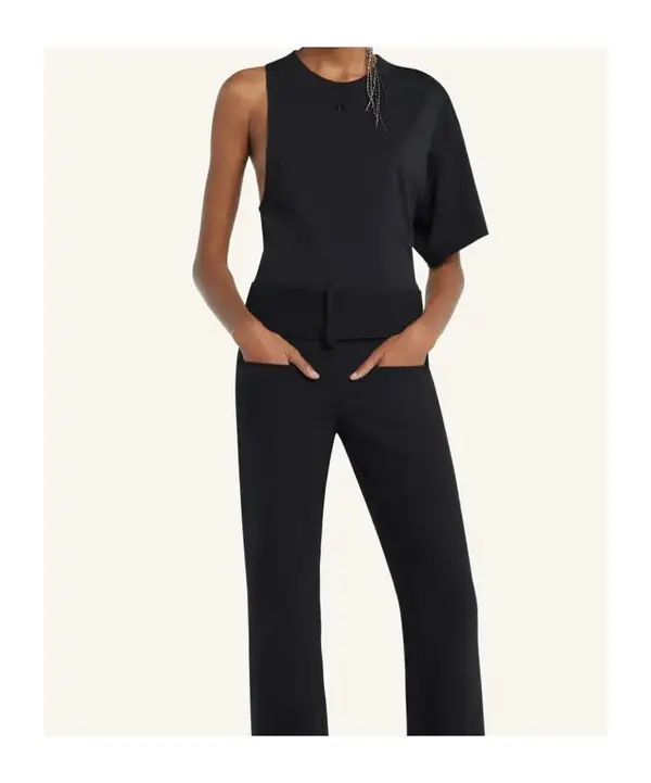 COURREGES Courrèges Asymmetrical One-sleeve T-shirt