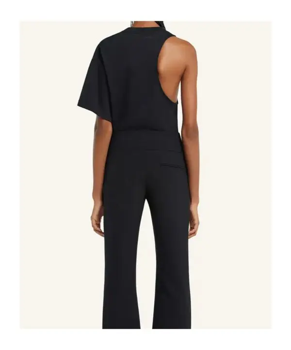 COURREGES Courrèges Asymmetrical One-sleeve T-shirt
