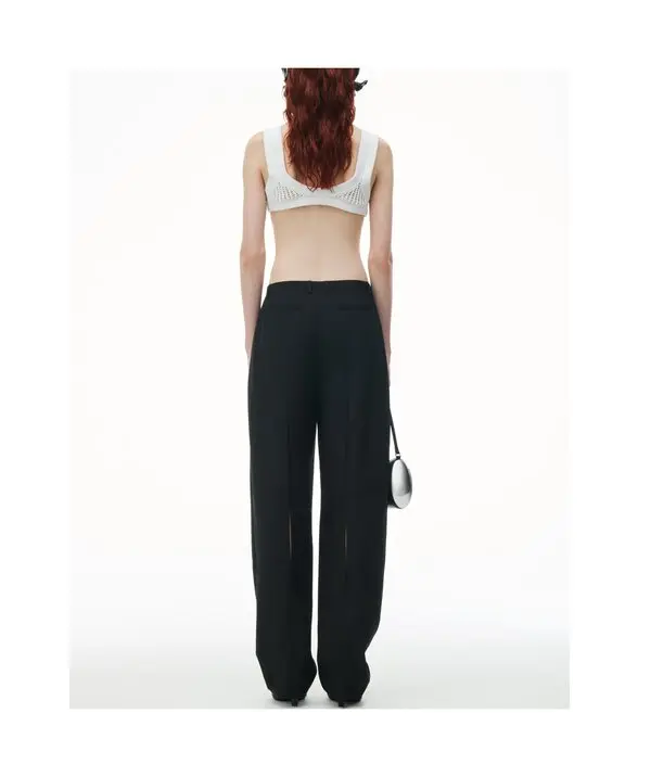 Alexander Wang Slit Back Low Waisted Tailored Trousers