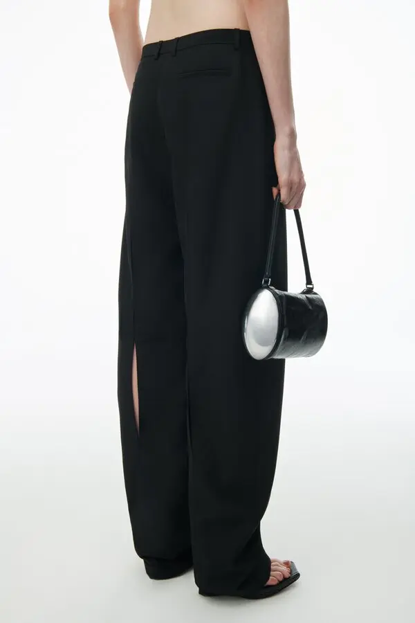 Alexander Wang Slit Back Low Waisted Tailored Trousers