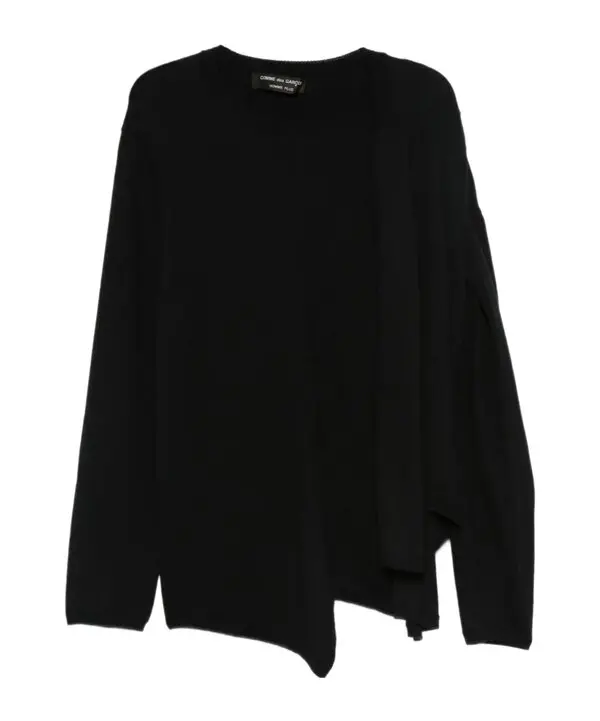 Comme Des Garçons Asymmetrical Hem Layered Jumper