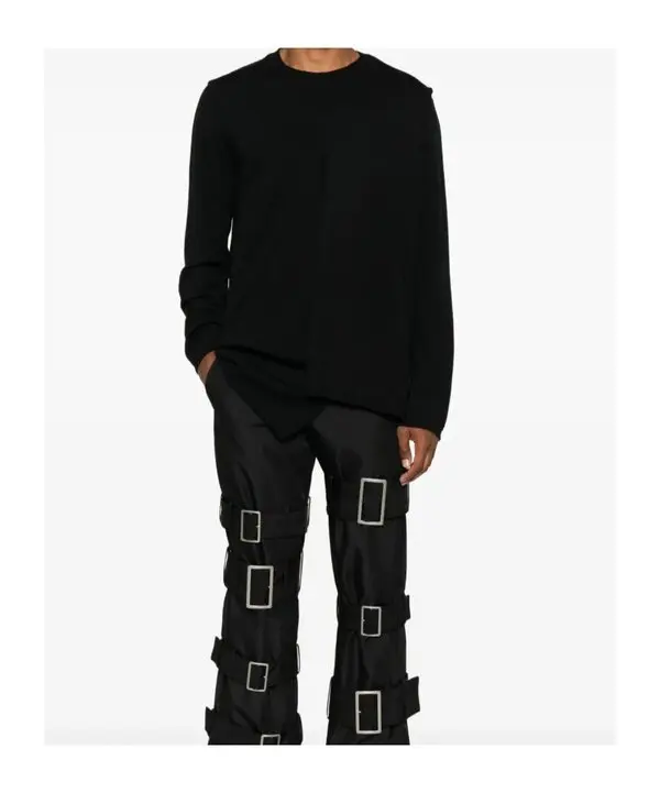 Comme Des Garçons Asymmetrical Hem Layered Jumper