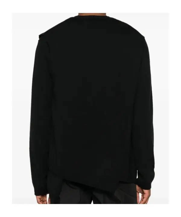 Comme Des Garçons Asymmetrical Hem Layered Jumper