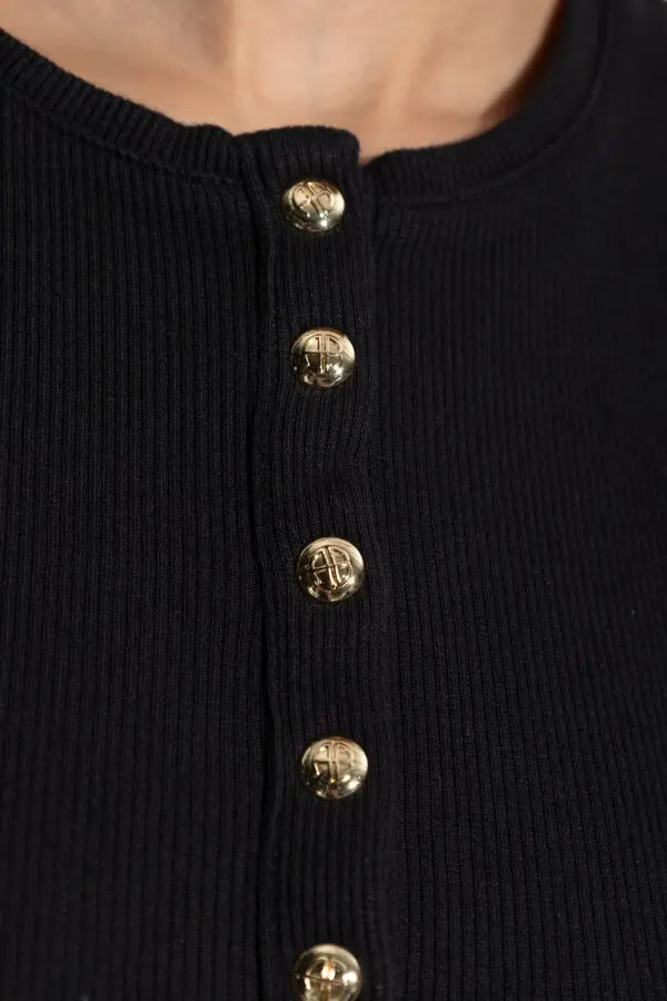ANINE BING Alessia Knitted T-shirt