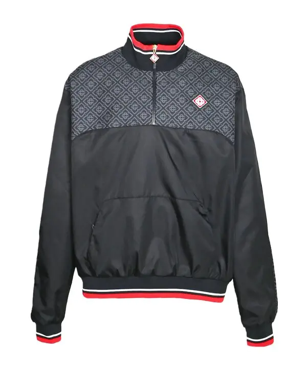 Casablanca Long Sleeve Zipper Jacket - Black