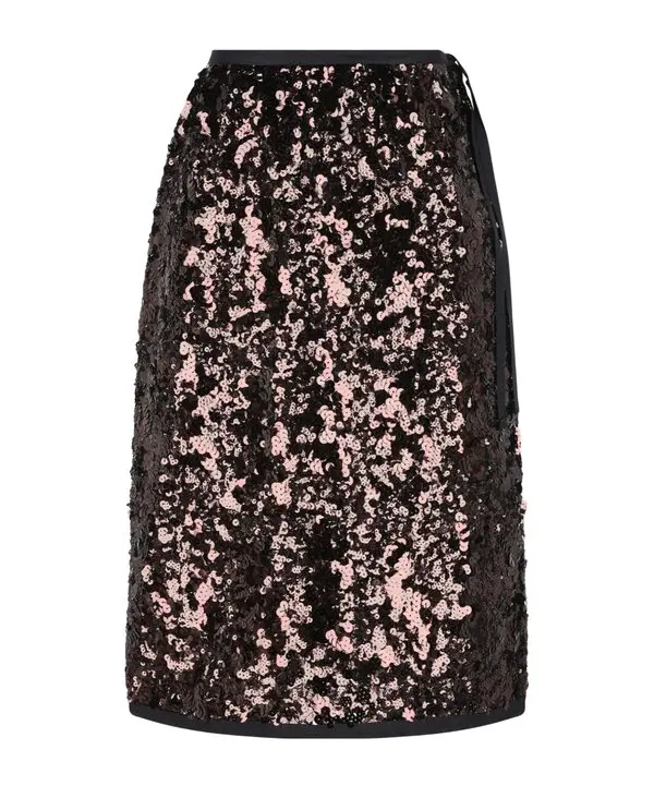 Prada Sequined Skirt - Black