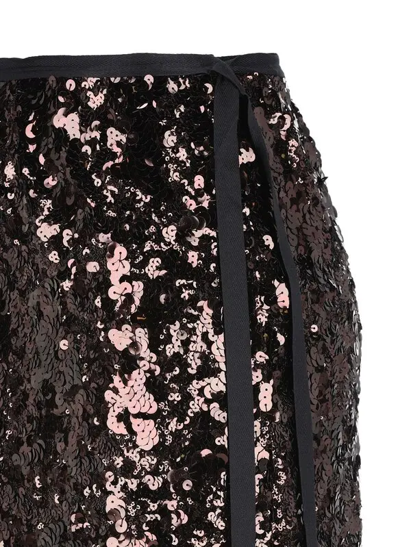 Prada Sequined Skirt - Black