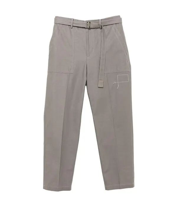 Sacai Belted Trousers - Gray
