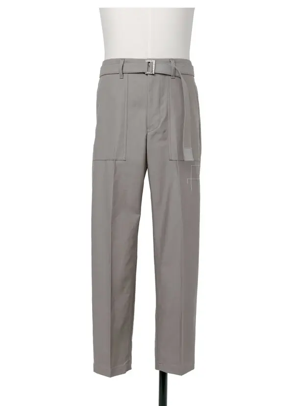 Sacai Belted Trousers - Gray