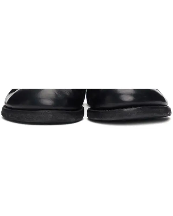 Guidi Leather Zip-front Ankle Boots - Black