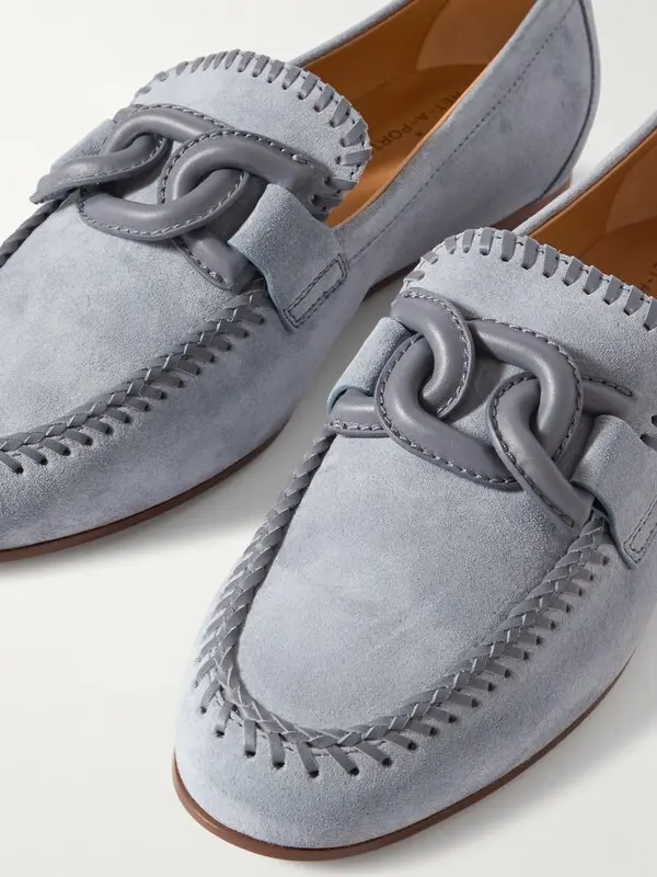 TOD'S Logo Chain Loafers