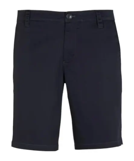 Armani Exchange Buttoned Shorts With Belt Loops And Multiple Pockets - Black