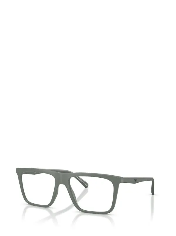 Emporio Armani Square Frame Eyeglasses - Gray