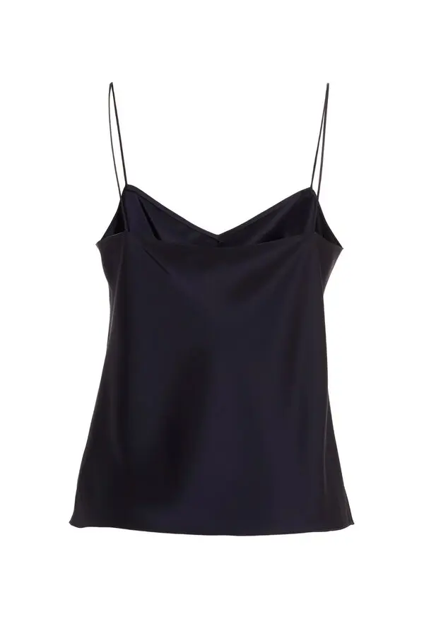 Theory Slip Tank Top With Thin Shoulder Straps - Blue