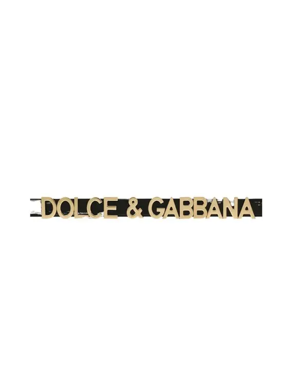 Dolce & Gabbana Letter Logo Buckle Belt