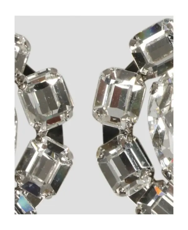 Alessandra Rich Crystal Embellished Clip-on Earrings