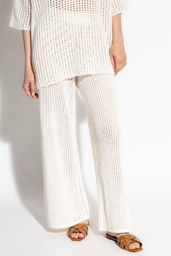 LISA YANG Wide-leg Knit Pants