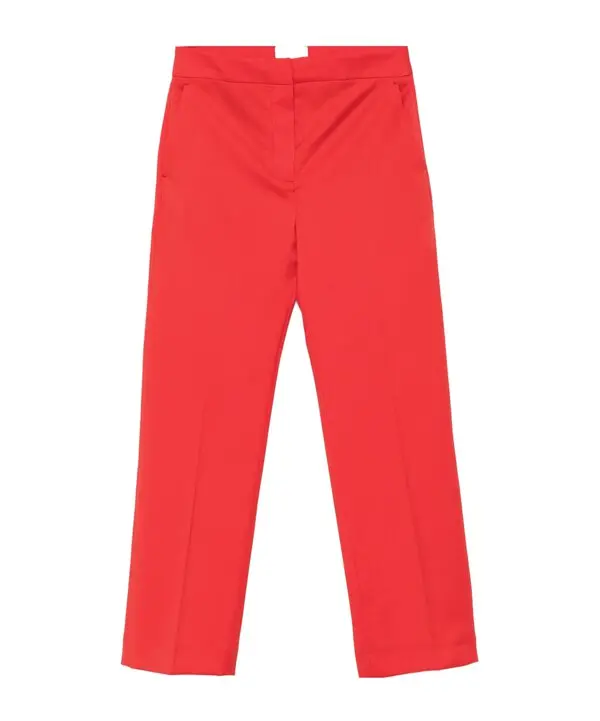 LOULOU STUDIO Sofe Trousers - Tomato Red