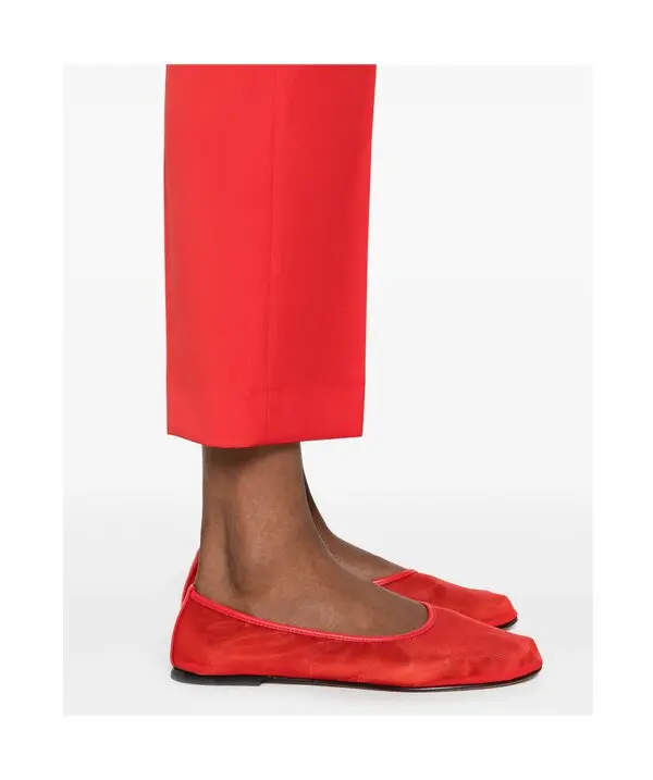 LOULOU STUDIO Sofe Trousers - Tomato Red