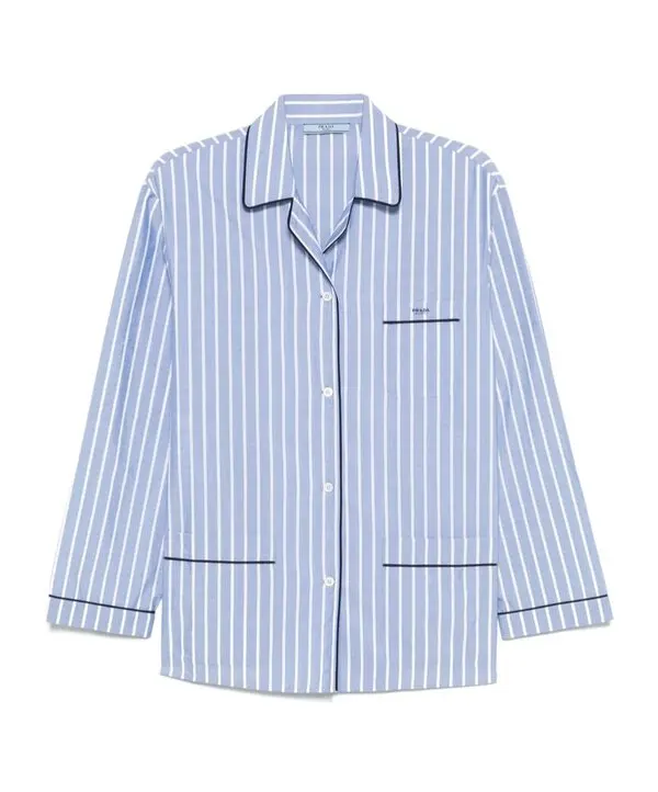 Prada Striped Chambray Shirt