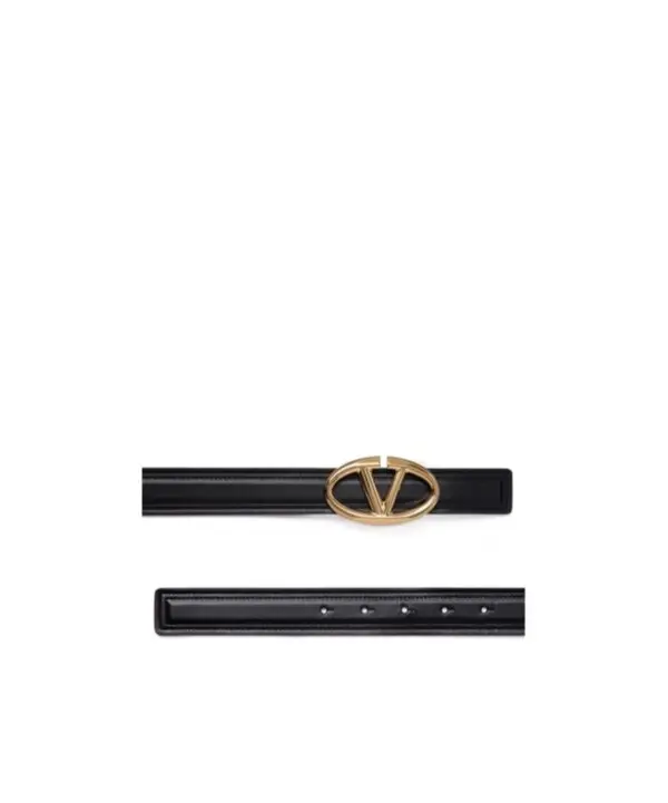 Valentino Garavani Vlogo Signature Reversible Belt - Black/brown