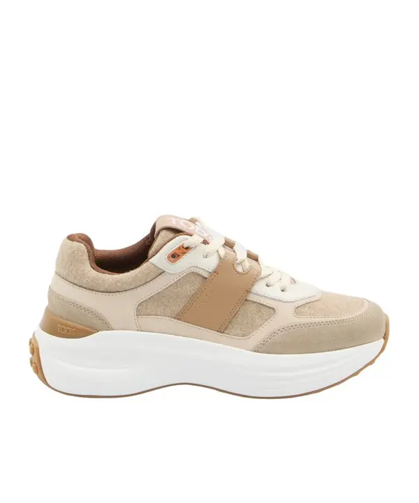 TOD'S Round Toe Lace-up Sneakers