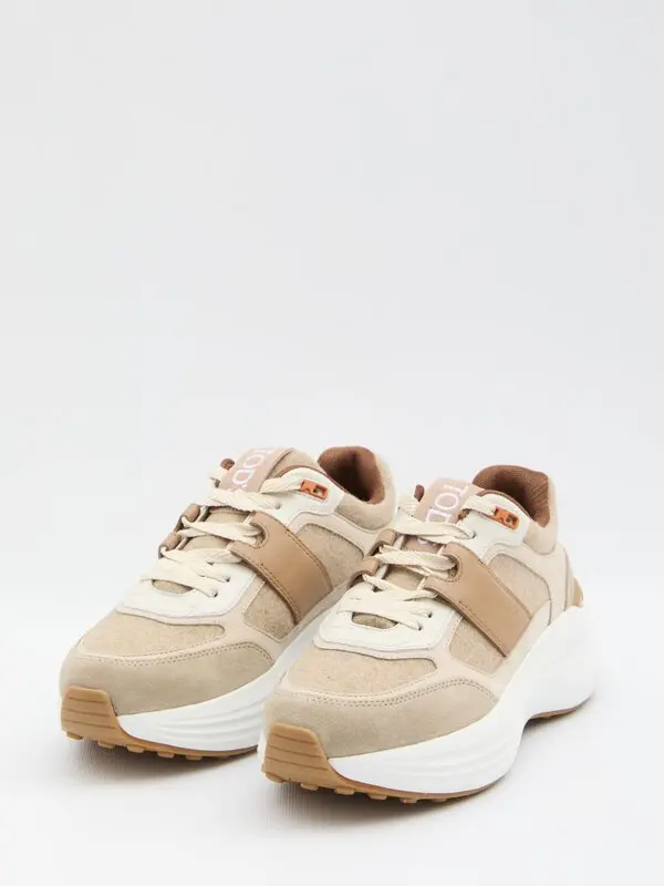 TOD'S Round Toe Lace-up Sneakers