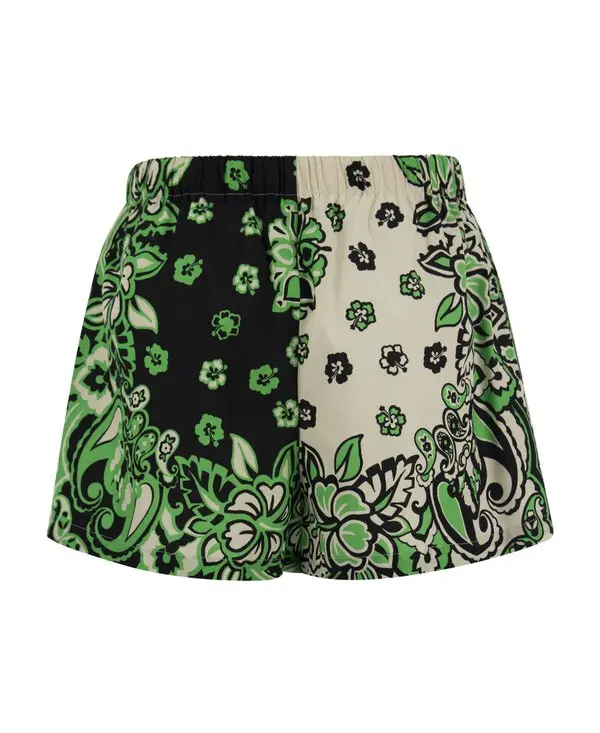 Red Valentino Printed Drawstring Shorts