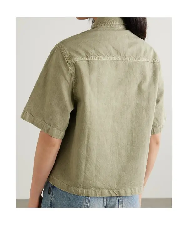 HAIKURE Button-down Short-sleeve Shirt