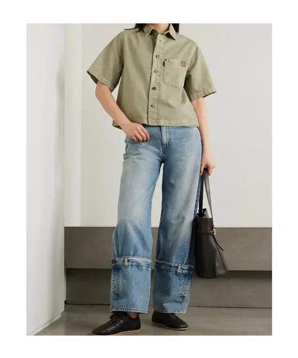 HAIKURE Button-down Short-sleeve Shirt