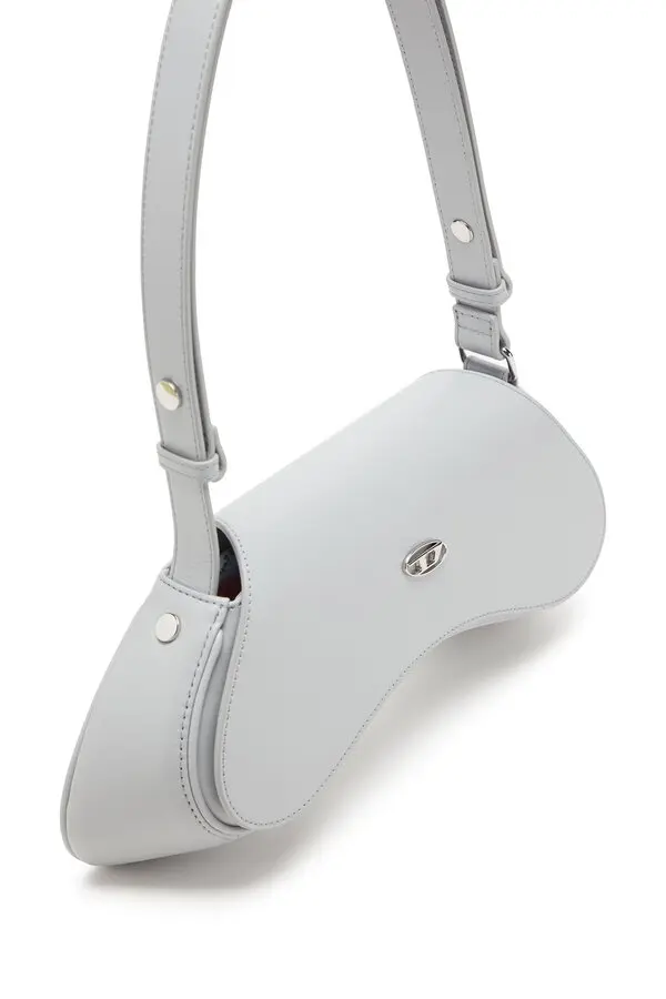 DIESEL® Play Crossbody Curved Shoulder Bag - Grey