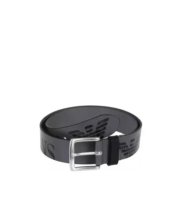 Emporio Armani Logo Belt - Black