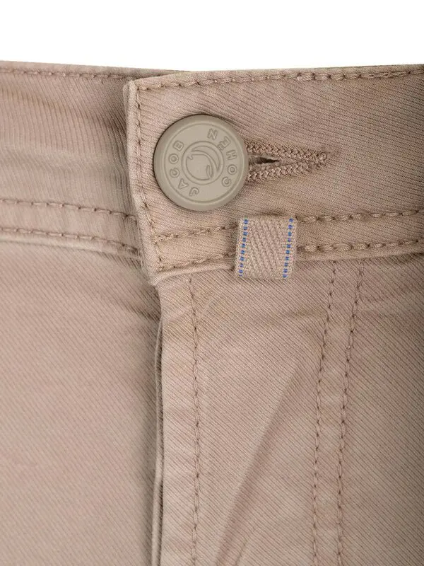 Jacob Cohen Nick Mid-rise Slim-fit Trousers - Nude