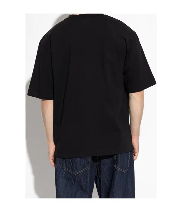 Dsquared2 Icon Logo Printed Crewneck T-shirt - Black