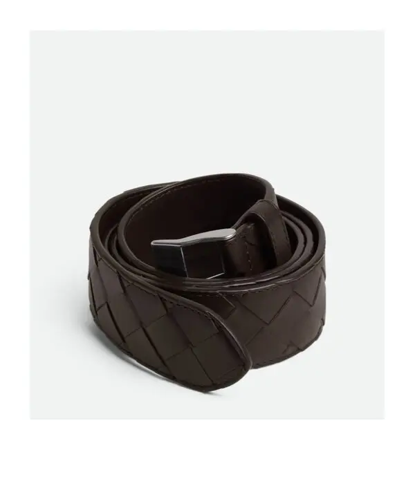 Bottega Veneta Intrecciato Buckle Belt