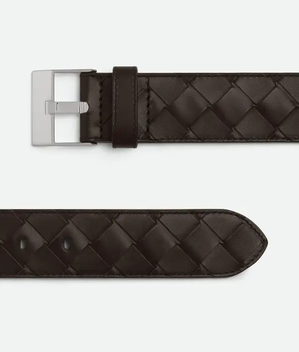 Bottega Veneta Intrecciato Buckle Belt