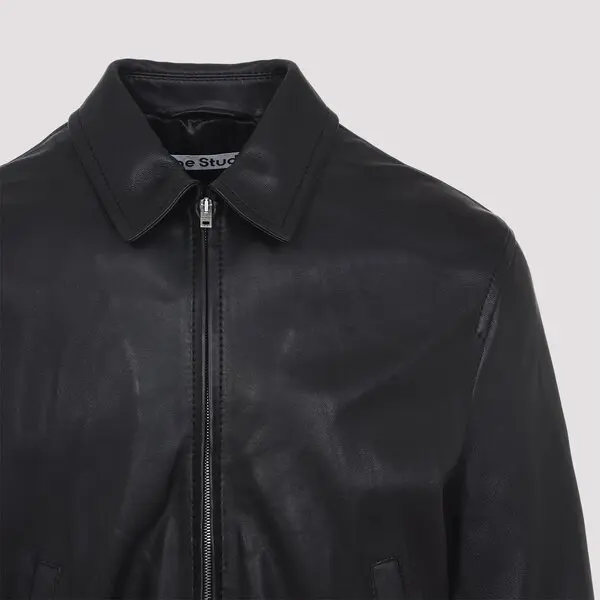 Acne Studios Leather Biker Jacket
