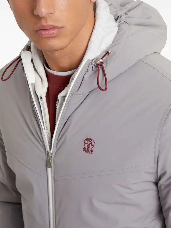 Brunello Cucinelli Water-resistant Zipped Hooded Jacket