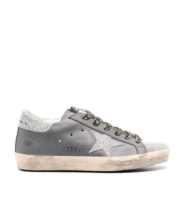 GOLDEN GOOSE Superstar Low-top Sneakers - Gray