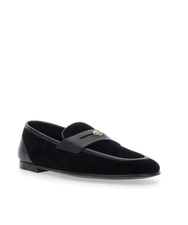 Dolce & Gabbana Logo Plaque Loafers