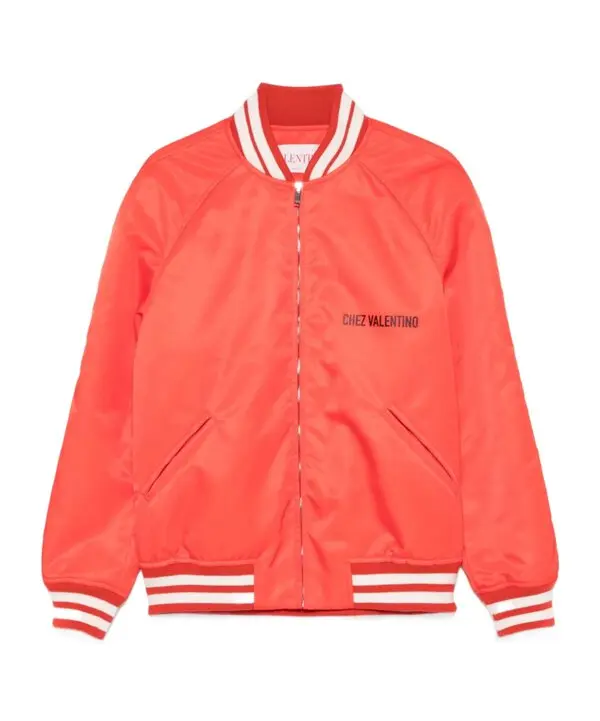 Valentino Garavani Chez Bomber Jacket - Orange